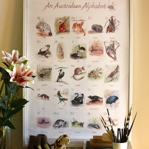 An Australian Alphabet A1 Poster - Etsy Australia