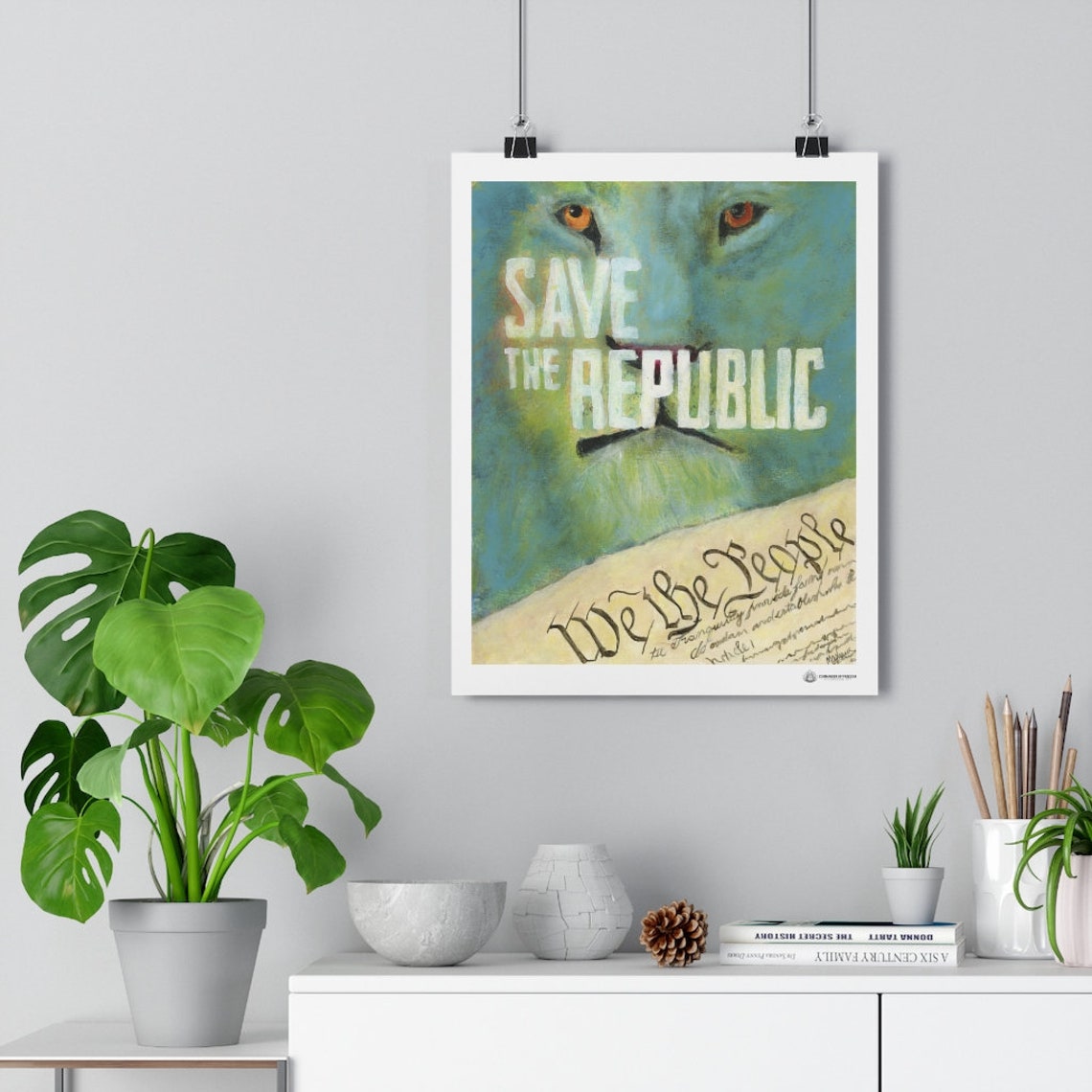 Save The Republic giclée impresión de arte - Etsy España