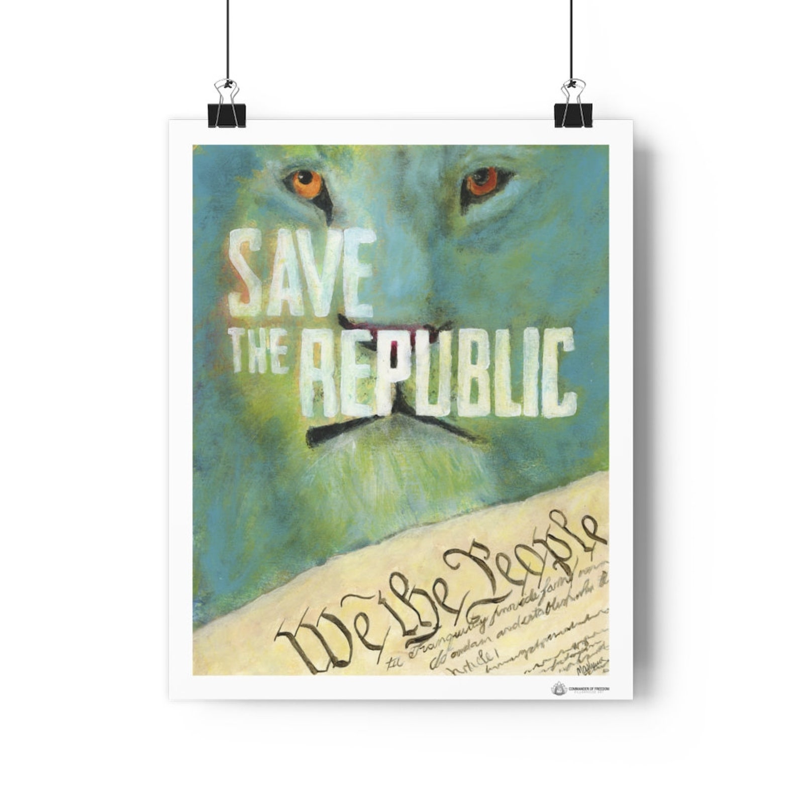 Save The Republic giclée impresión de arte - Etsy España