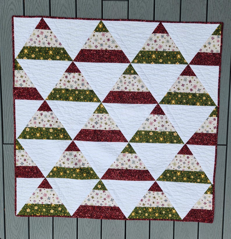 Christmas Triangles - Etsy