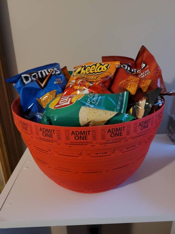 Theater Room/home Décor Admit One Ticket Bowl Large - Etsy