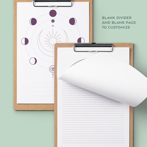 Tarot Journal Tarot Study 27 Pages Tarot Spread Pages for Binder Letter ...