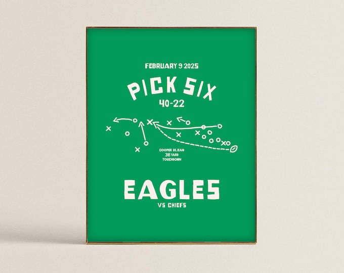 Philadelphia Philly Special Poster, Eagles Football Illustration ...