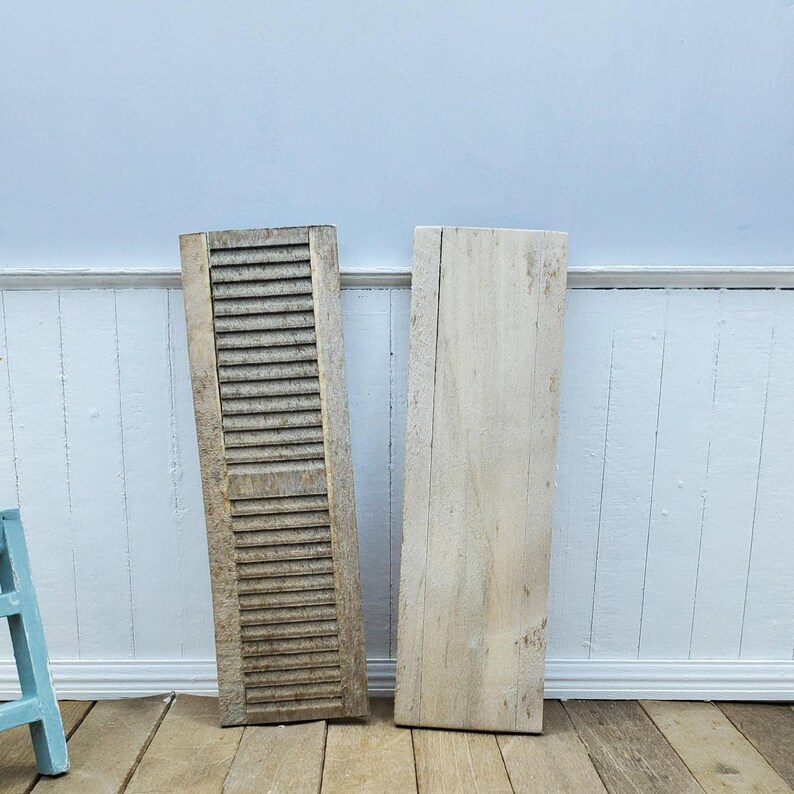 Miniature Handmade Rustic Farmhouse Dollhouse Decor. Ladder, Shutters ...