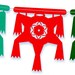 Posada SVG / PNG / SILHOUETTE mini Papel Picado corte de guirnalda para ...