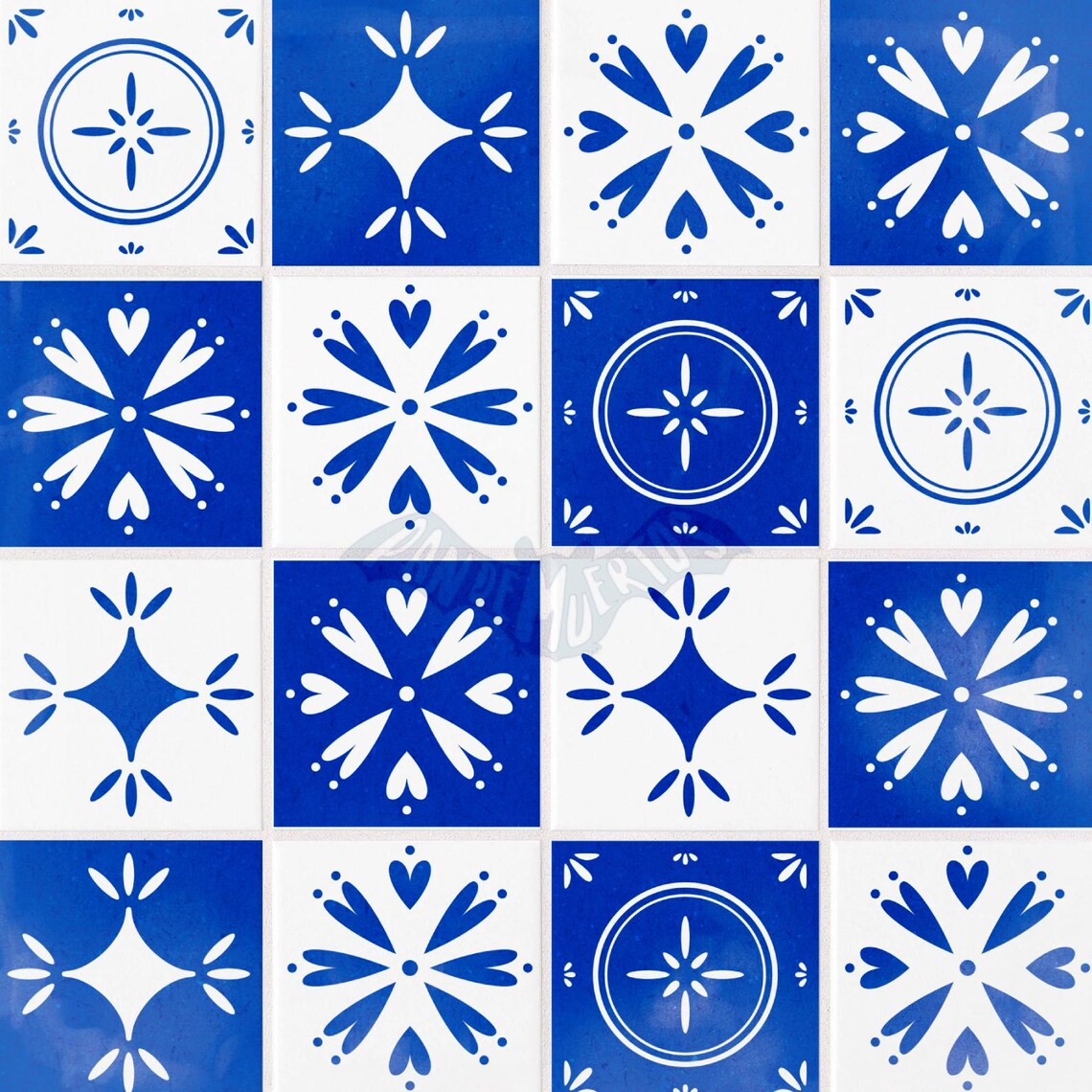 Talavera Tile Clipart 01 SVG / PNG / SILHOUETTE Mexican Tile Wall ...