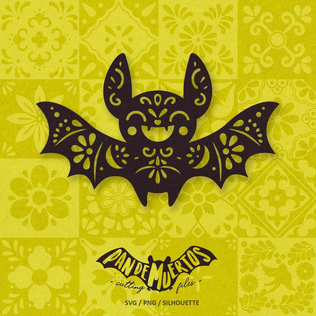 Talaveritas Little Bat SVG / PNG / SILHOUETTE Cutting File for Fiesta ...