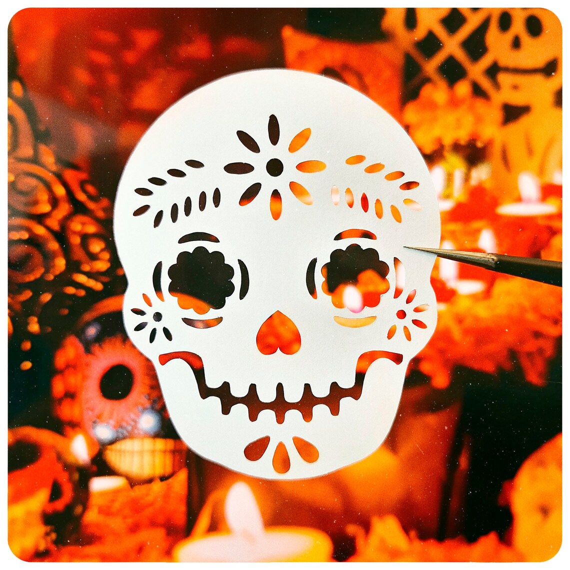 Calaveritas de Azúcar I Archivo de corte SVG / PNG / SILHOUETTE para ...