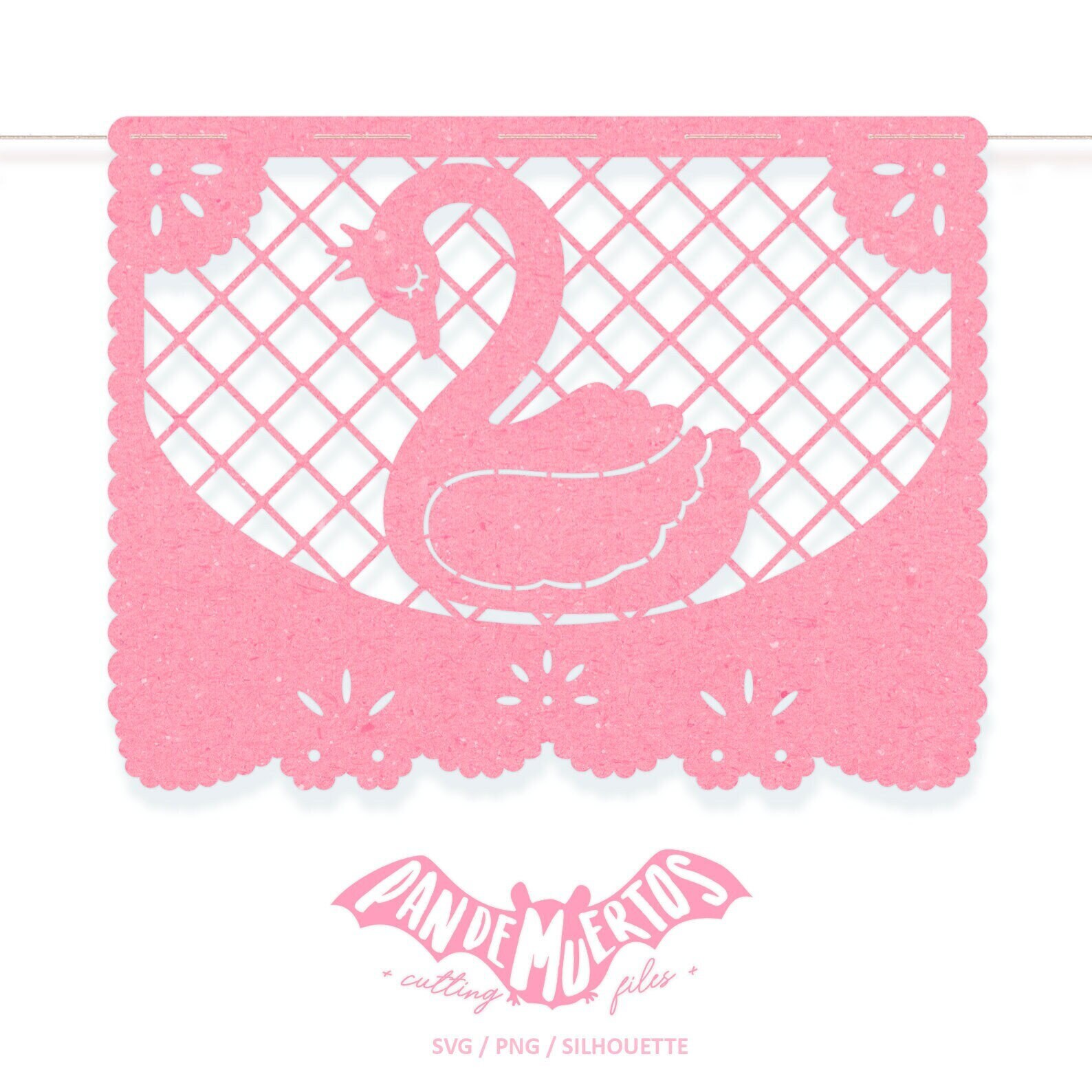 Swan Princess SVG / PNG / SILHOUETTE Papel Picado Cutting File for Baby ...