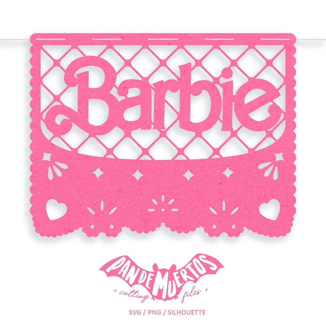 Pink Doll SVG / PNG / SILHOUETTE Papel Picado Cutting File Pride Movie ...