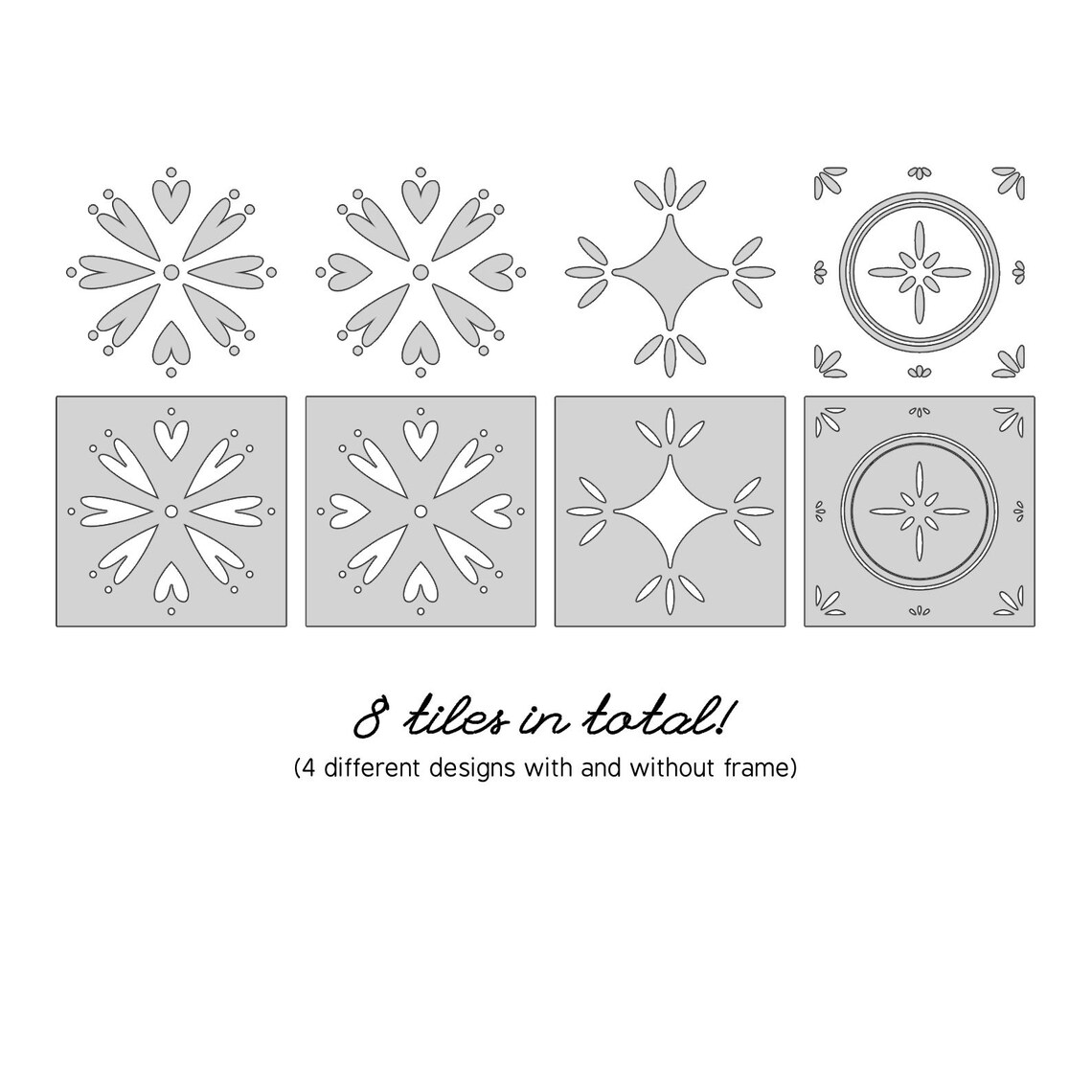 Talavera Tile Clipart 01 SVG / PNG / SILHOUETTE Mexican Tile Wall ...