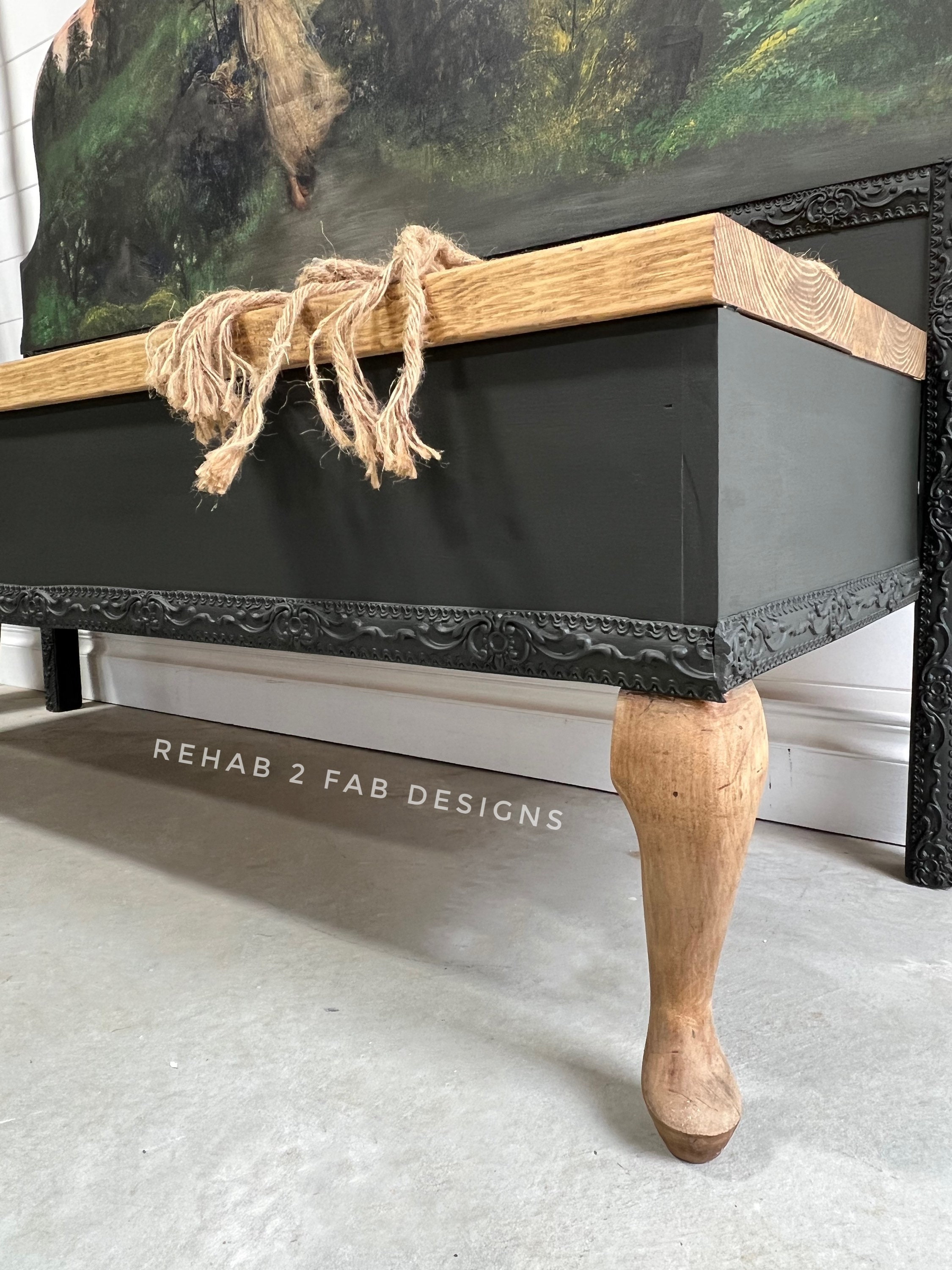 Renaissance Style Antique Entryway Bench Settee Upcycled Seat - Etsy