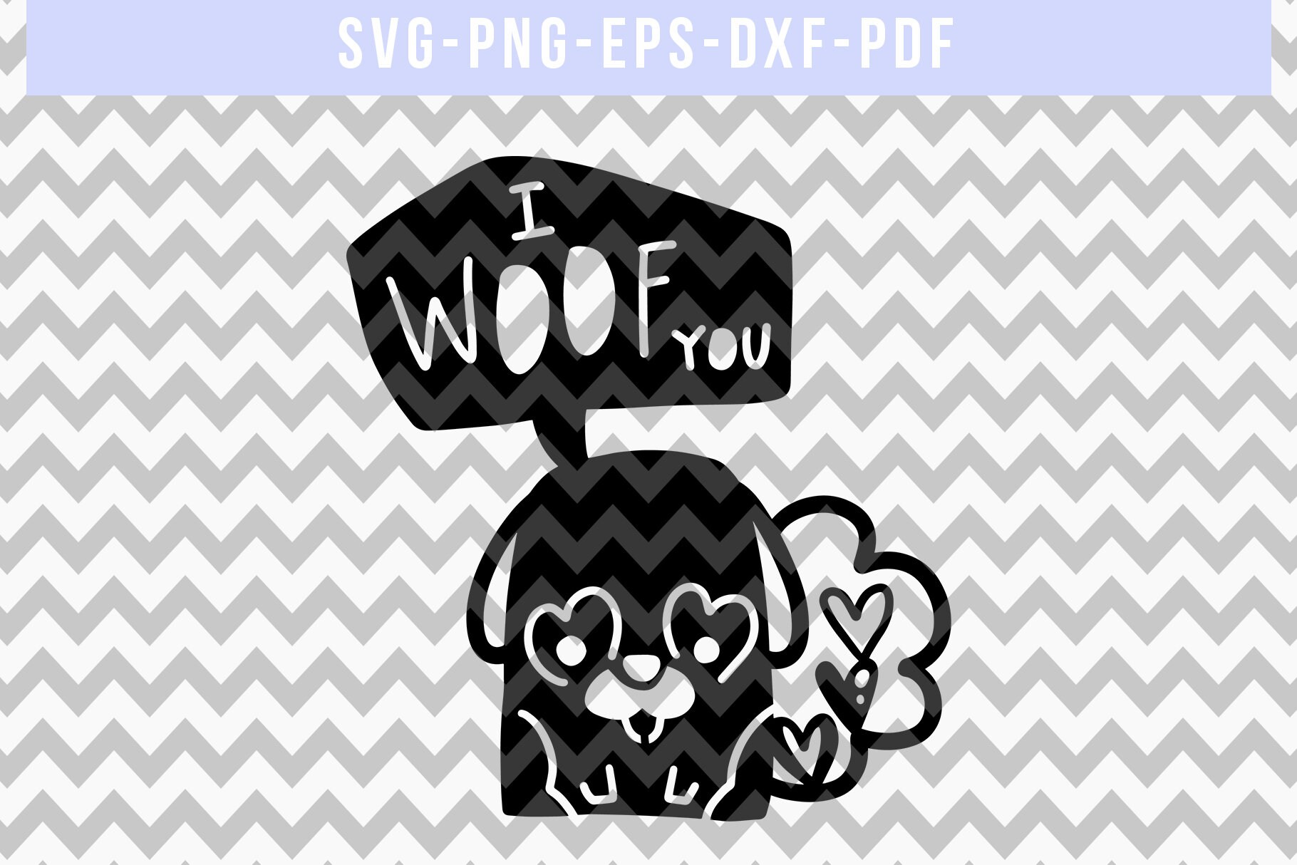 Dog Woof Papercut Template Valentines Svg Valentine Day - Etsy