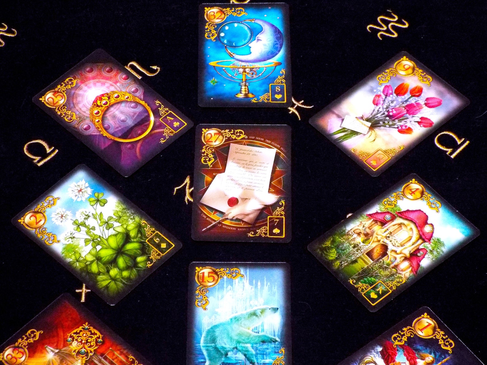 Tarot /gilded Reverie Lenormand /FIRST EDITION Tarot, Vintage Tarot ...