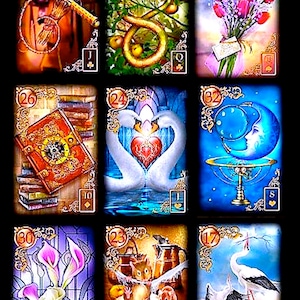 Tarot /gilded Reverie Lenormand /FIRST EDITION!!!!! Tarot, Vintage ...