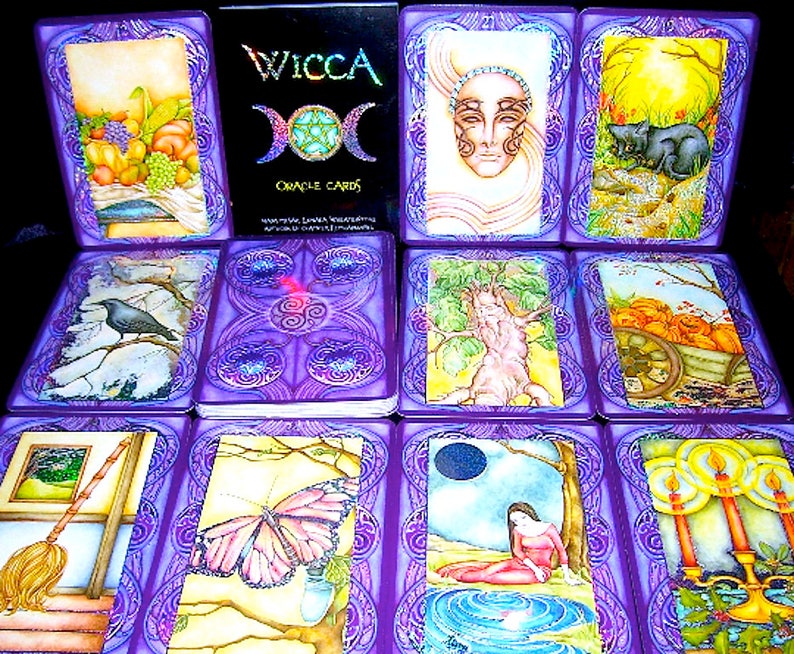 Tarot /wicca Oracle FIRST EDITION!!!!!, Tarot Cards, Vintage Tarot Deck ...
