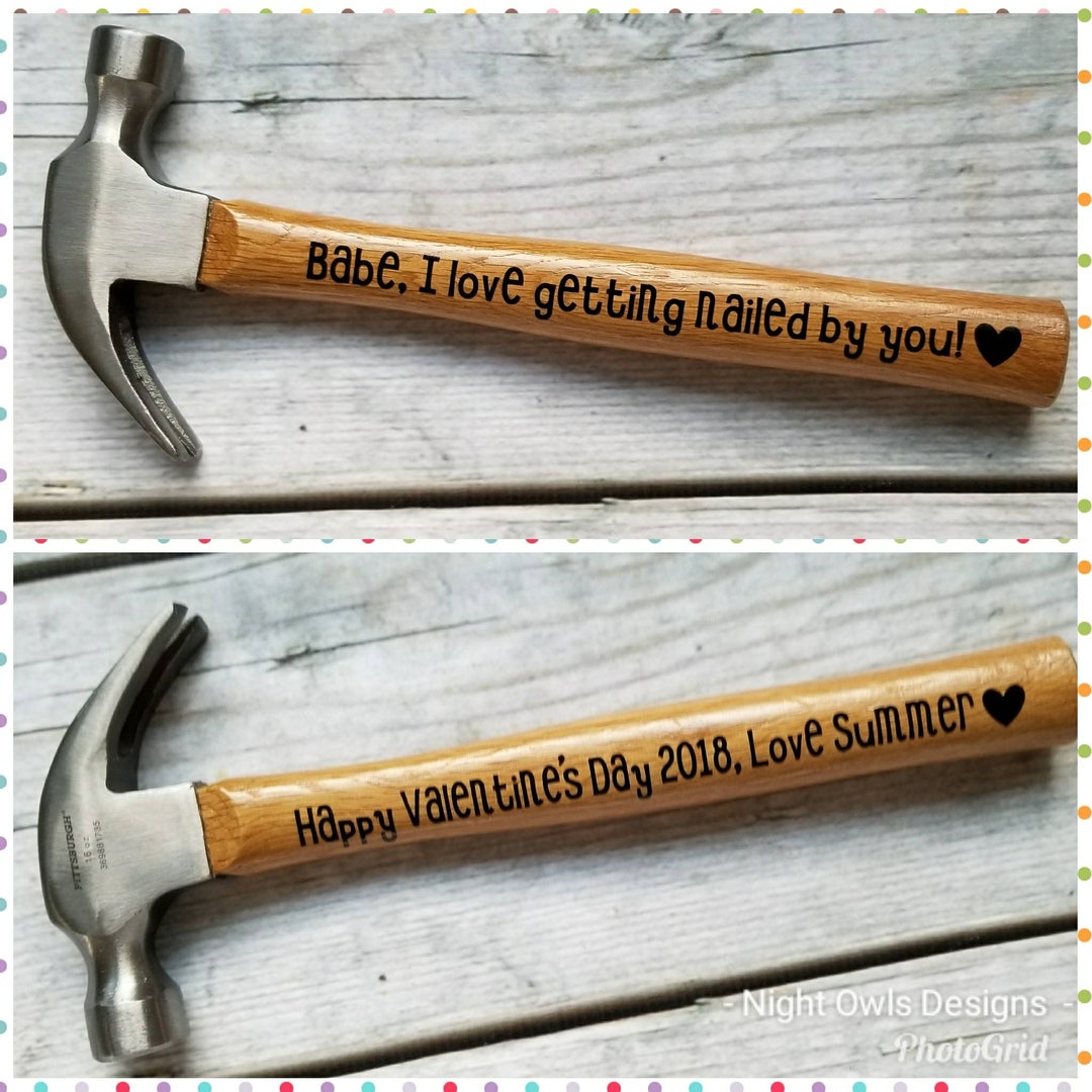 Personalized Hammer / Double Sided Hammer /funny Valentine's Gift/ Sexy ...