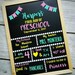 Back to School Chalkboards First Day of School Sign First - Etsy