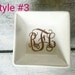 Personalized Ring Dish, Monogram Ring Dish, Ring Plate, Mini Ring Bowl ...