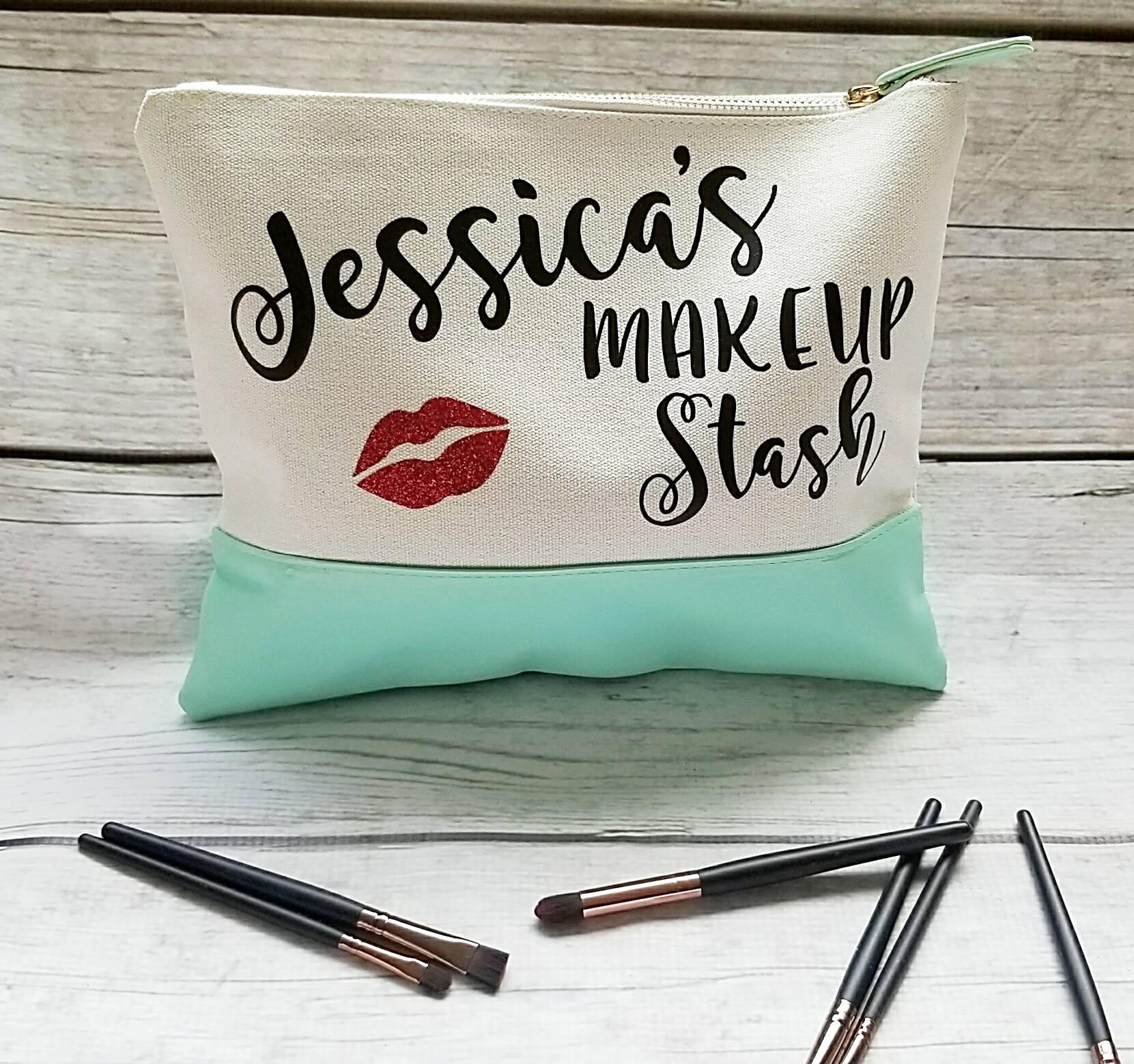 Makeup Bag Custom Makeup Bag Hello Gorgeous Large Makeup - Etsy