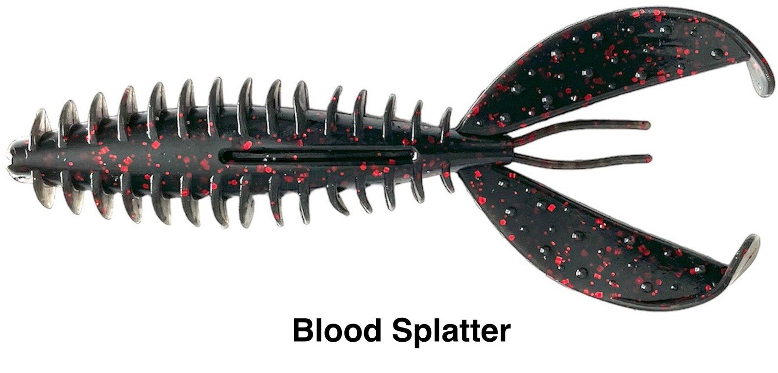 4.25" Blood Splatter Creature Bug/shrimp Baits. Soft Baits Bass Fishing ...