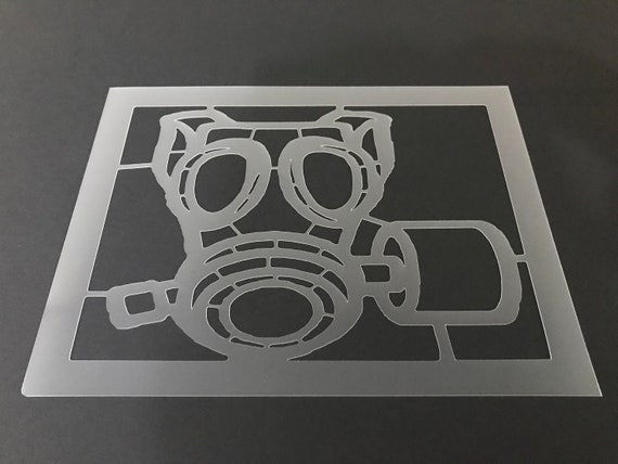 Gas Mask 4 Stencil buy 2 Get 1 Free Mix & Match | Etsy