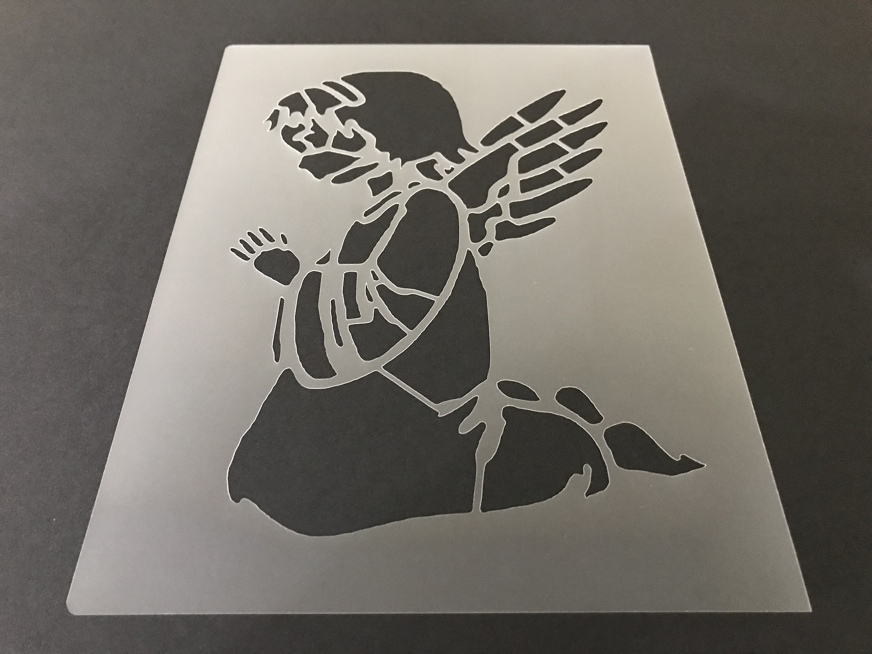 Angel 2 Stencil Buy 2 Get 1 Free Mix & Match | Etsy