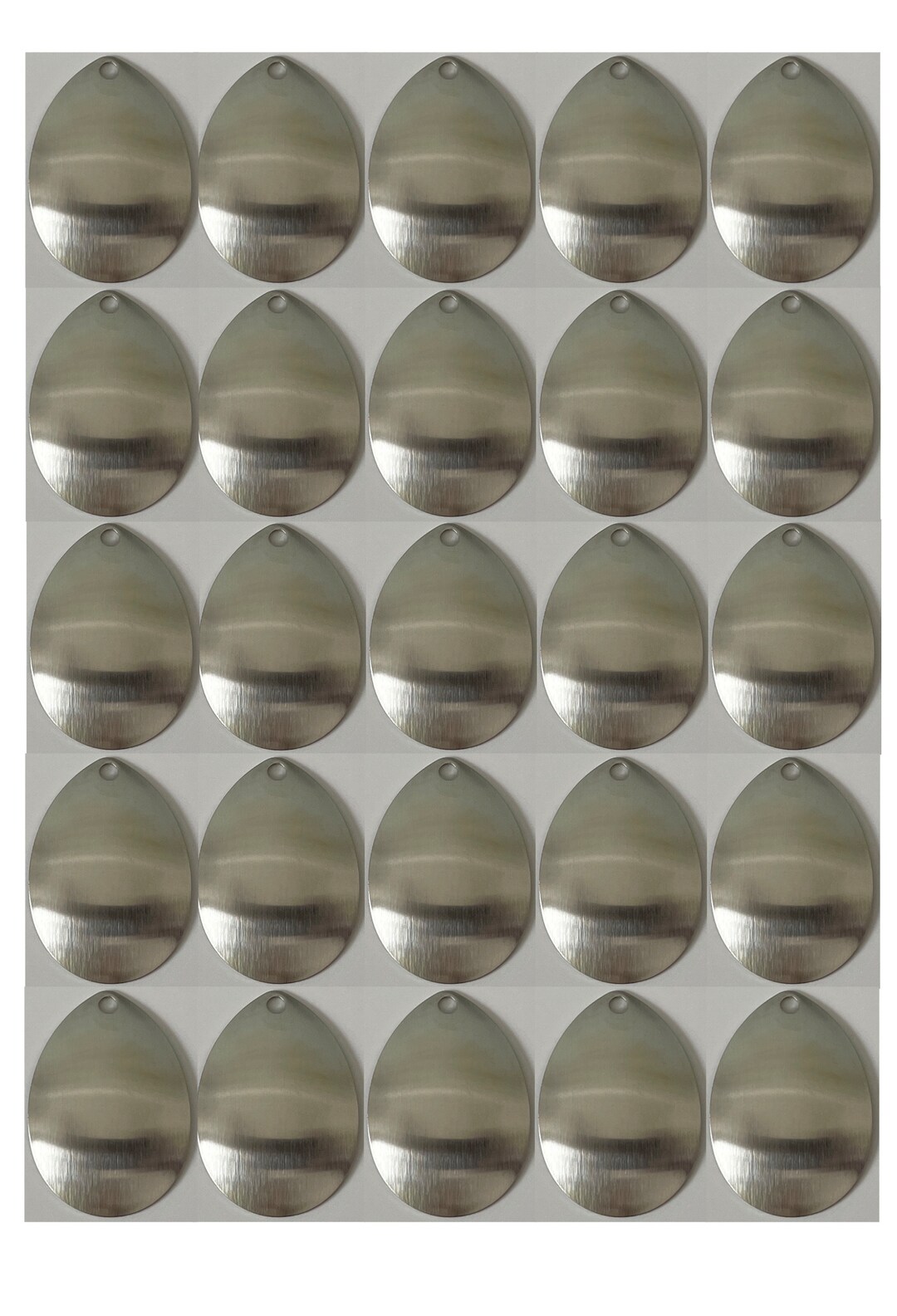 50 Pack #8 Colorado Spinner Blades Stainless Steel for Making Fishing ...
