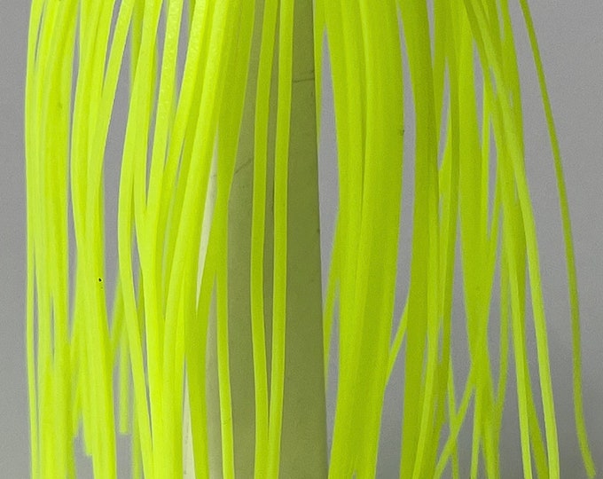 40 Pack- Hot Chartreuse Umbrella Replacement Jig Skirts - Bass, Walleye ...