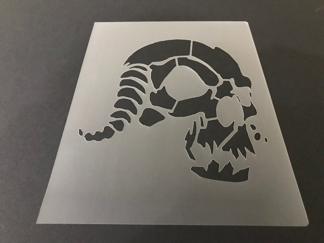 Skull #34 Stencil (buy 2 Get 1 Free! Mix & Match) - Etsy