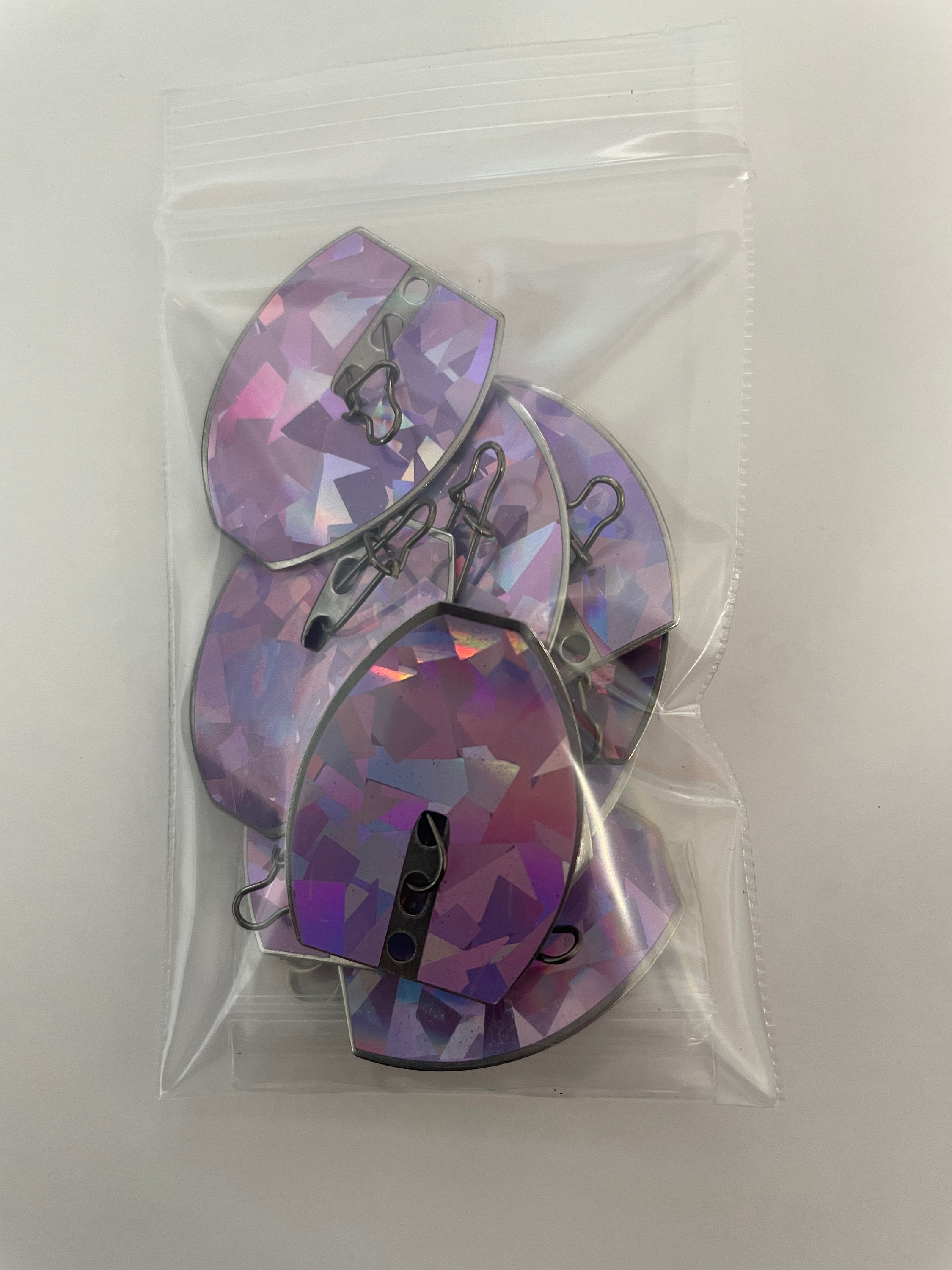 10 Lilac broken Glass Series Custom Fishing Swim Jig Blades - Etsy