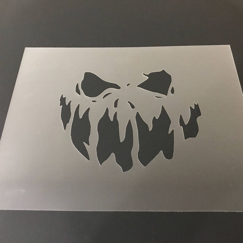 Scary Clown Pumpkin Stencil - Etsy