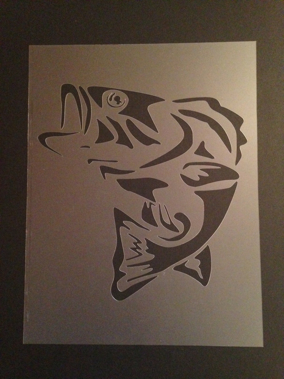 Bass #1 Stencil (buy 2 Get 1 Free, Mix and Match) - Etsy