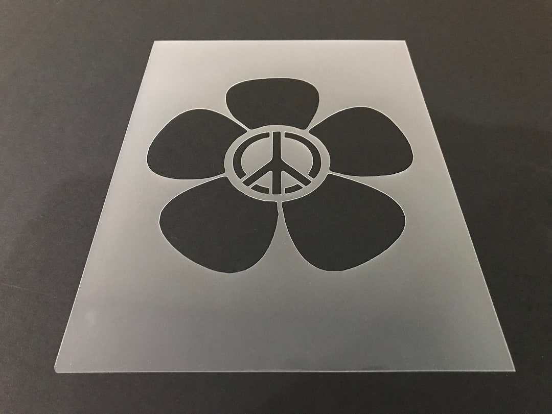 Peace Sign #5 Stencil (buy 2 Get 1 Free! Mix & Match) - Etsy