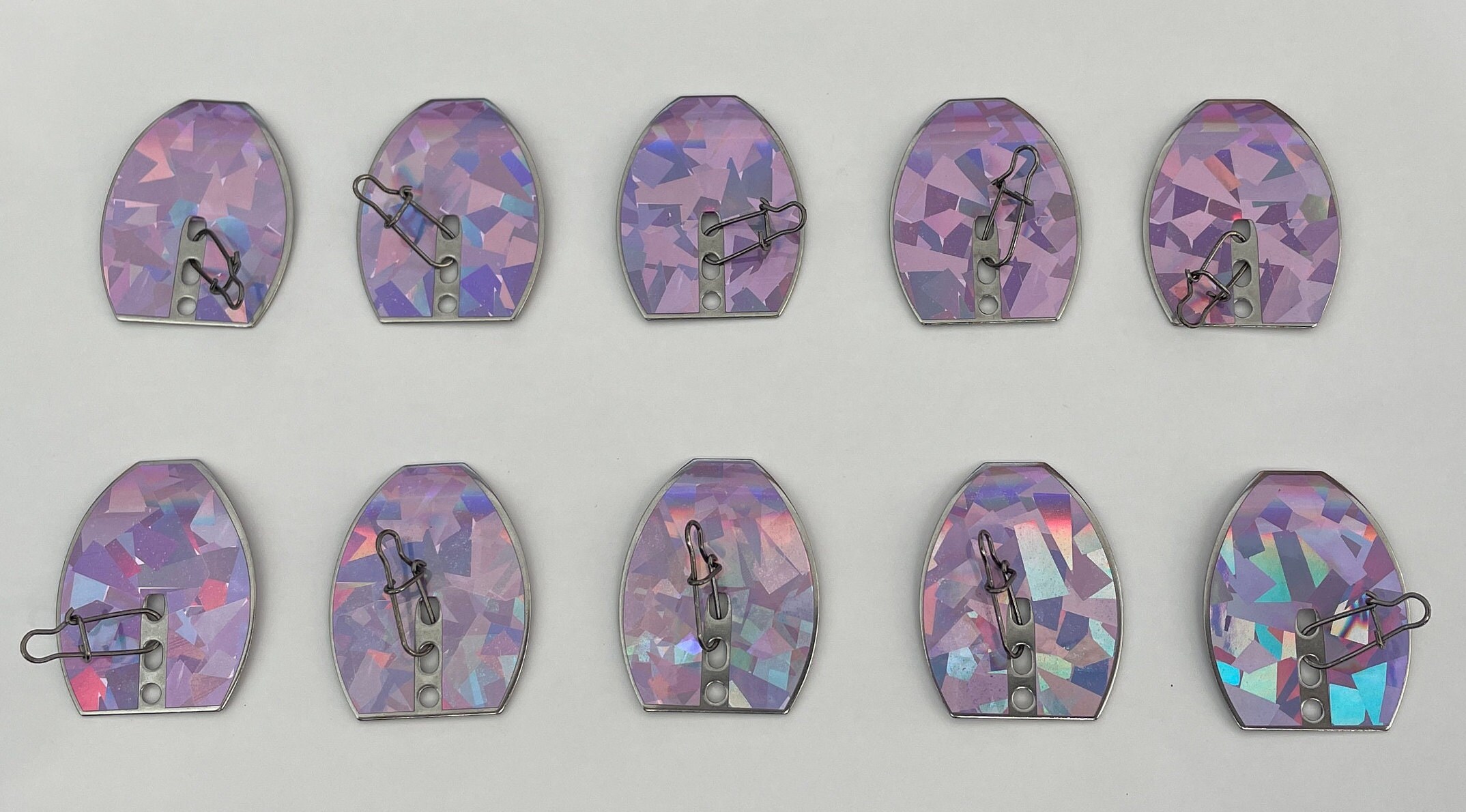 10 Lilac broken Glass Series Custom Fishing Swim Jig Blades - Etsy