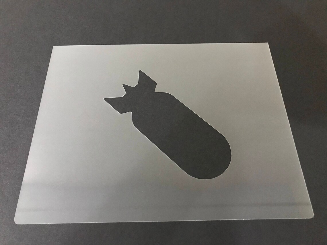 Bomb 3 Stencil buy 2 Get 1 Free Mix & Match - Etsy