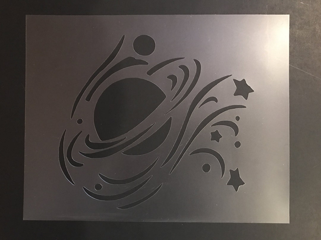Saturn and Comets Stencil (buy 2 Get 1 Free! Mix & Match) - Etsy