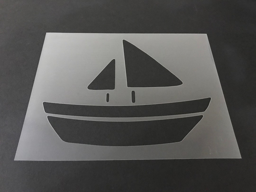 Boat #1 Stencil (buy 2 Get 1 Free! Mix & Match) - Etsy