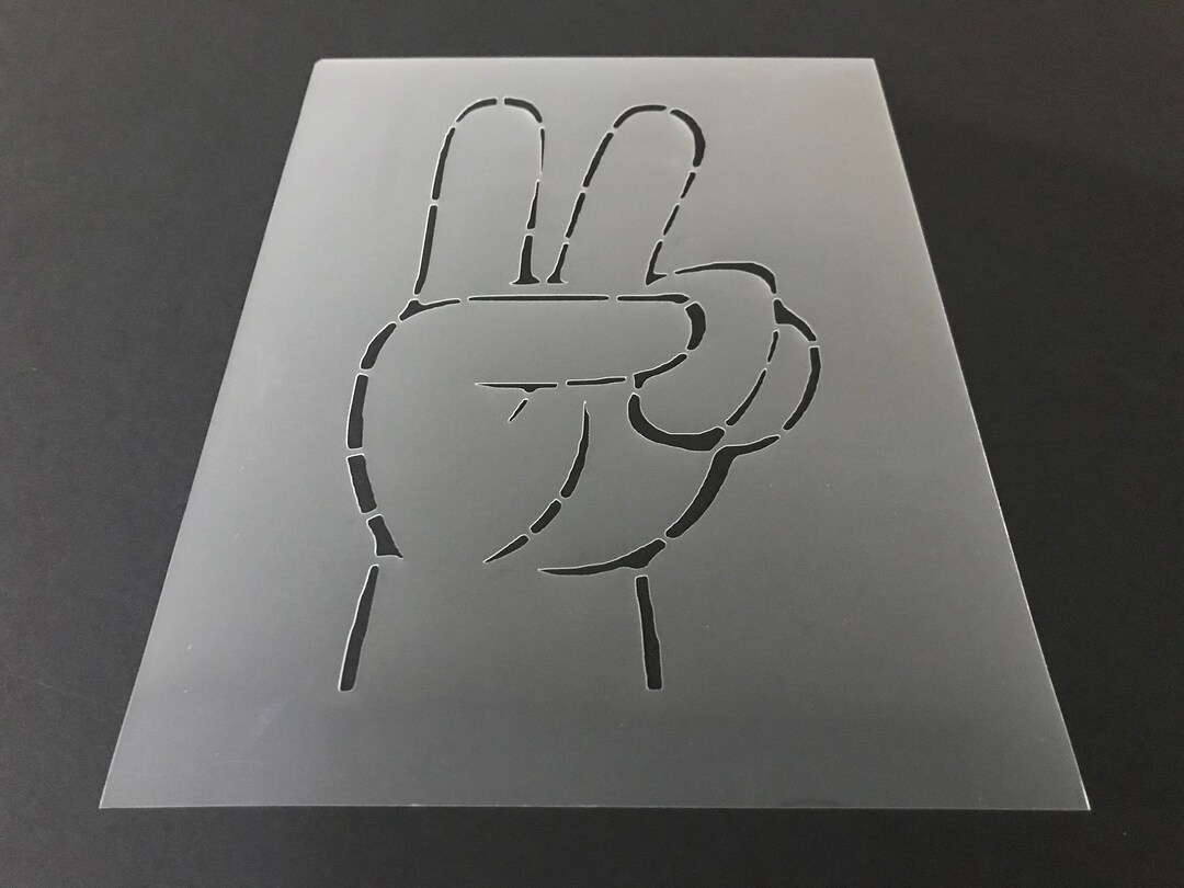 Peace Sign #4 Stencil (buy 2 Get 1 Free! Mix & Match) - Etsy