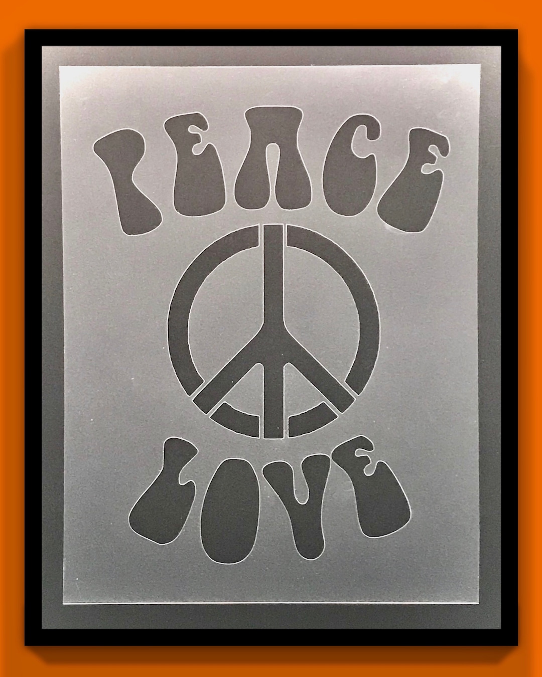 Peace Sign Stencil ( Buy 2 Get 1 Free! Mix & Match) - Etsy