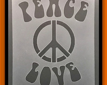 Hand Peace Sign Stencil Buy 2 Get 1 Free Mix & Match | Etsy
