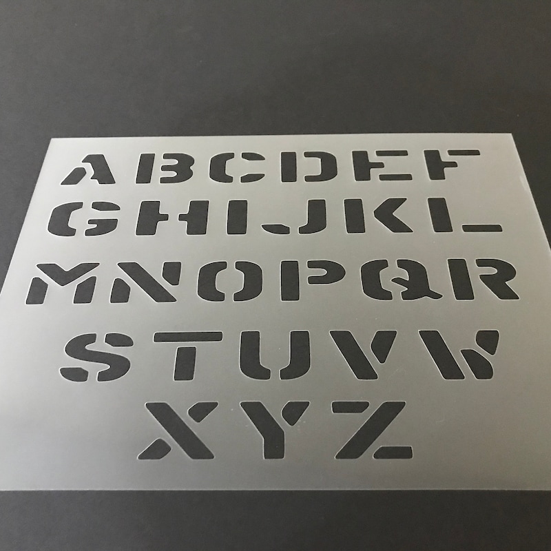 Letter Stencils Large - Etsy