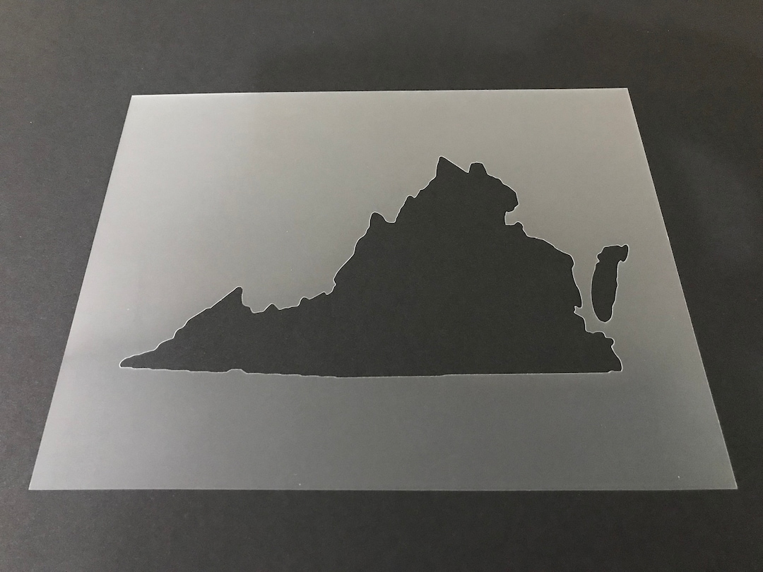 Virginia #1 Stencil (buy 2 Get 1 Free! Mix & Match) - Etsy