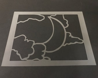 Saturn and Comets Stencil buy 2 Get 1 Free Mix & Match | Etsy