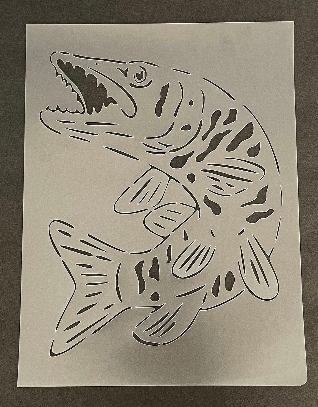 Musky Stencil #1 ( Buy 2 Get 1 Free! Mix & Match) - Etsy