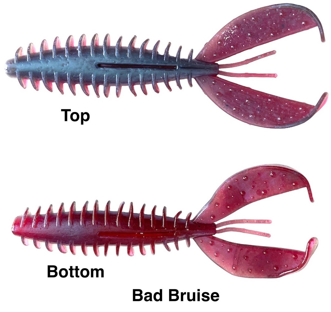 4.25" Bad Bruise Creature Bug/shrimp Baits. Soft Baits Bass Fishing (20 ...