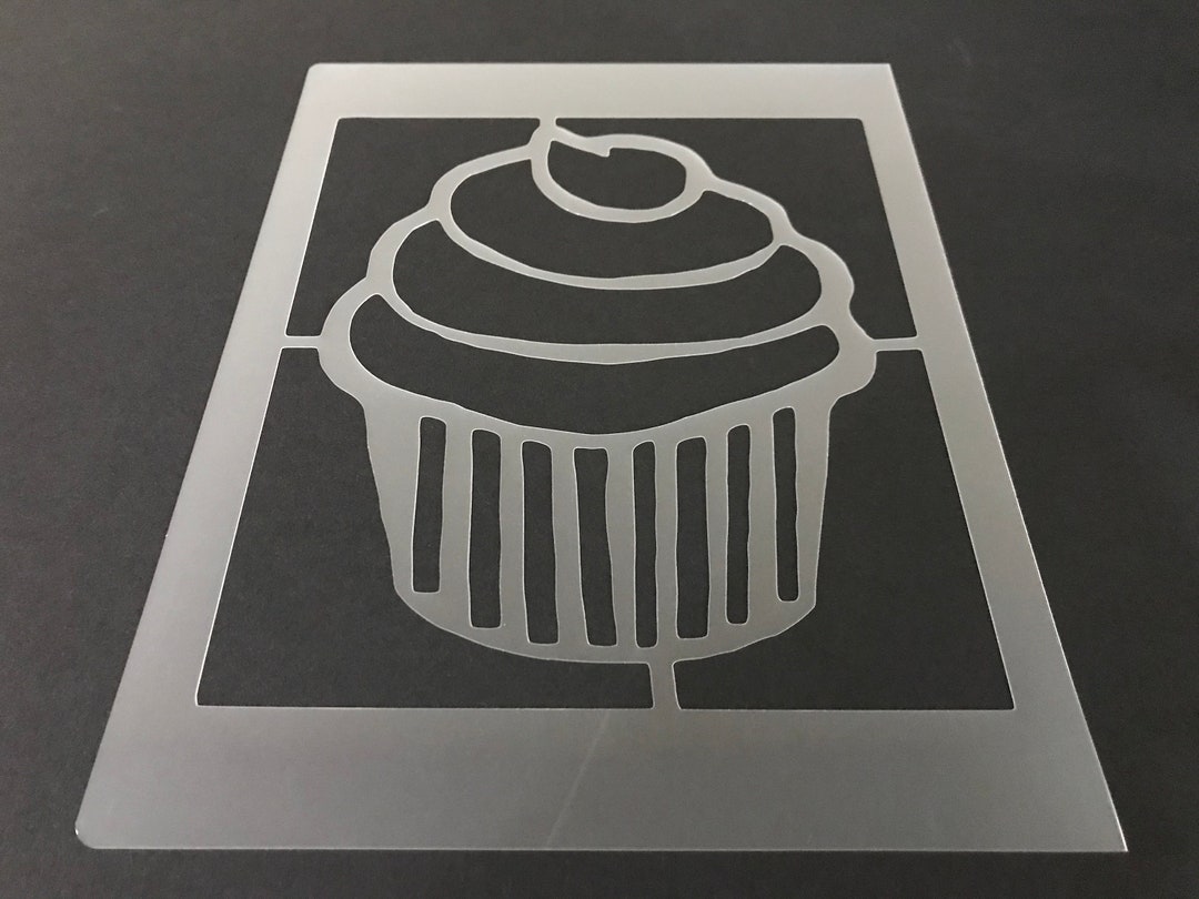 Cupcake #1 Stencil (buy 2 Get 1 Free! Mix & Match) - Etsy