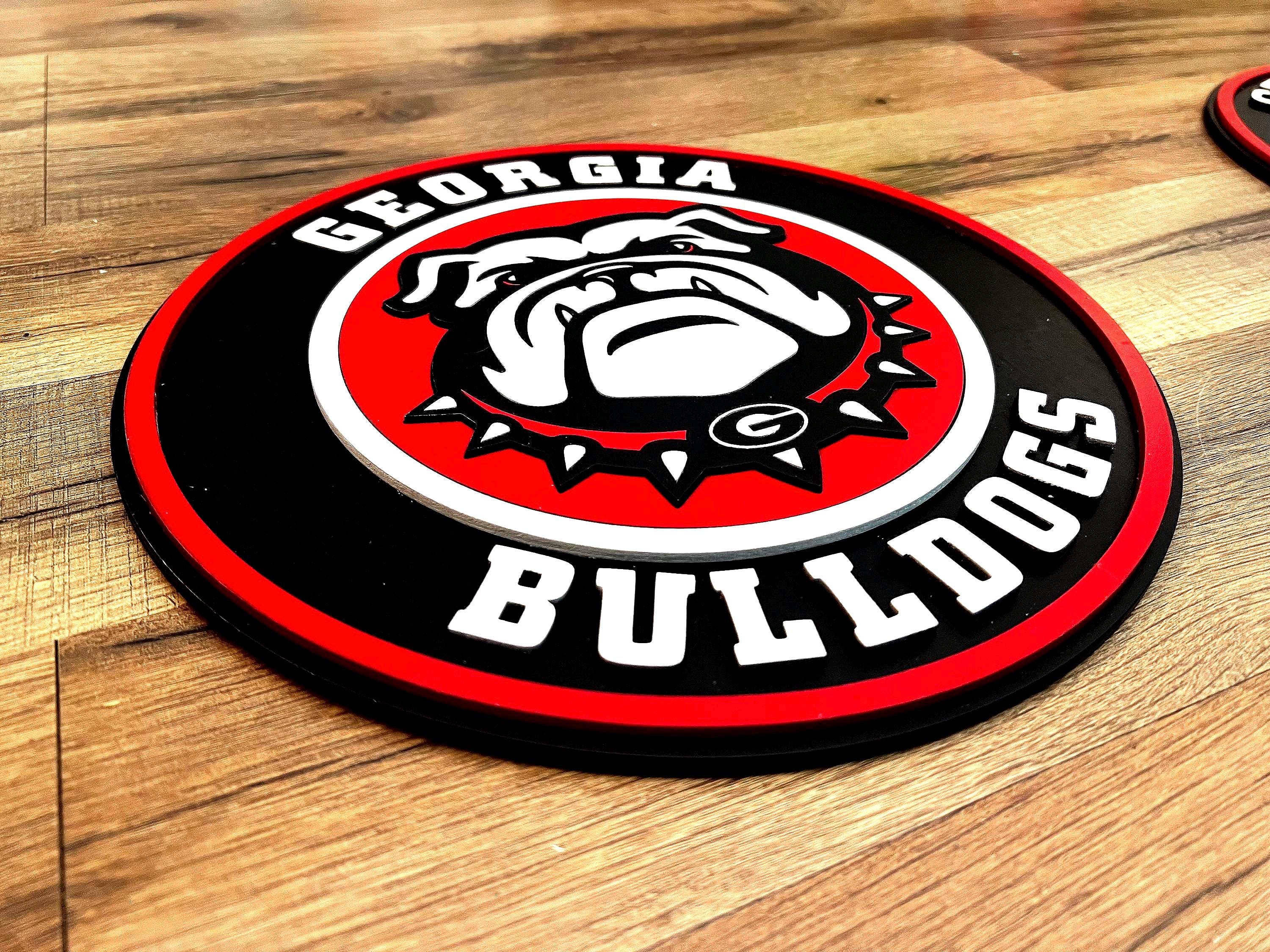Bulldog Face Sign - Etsy