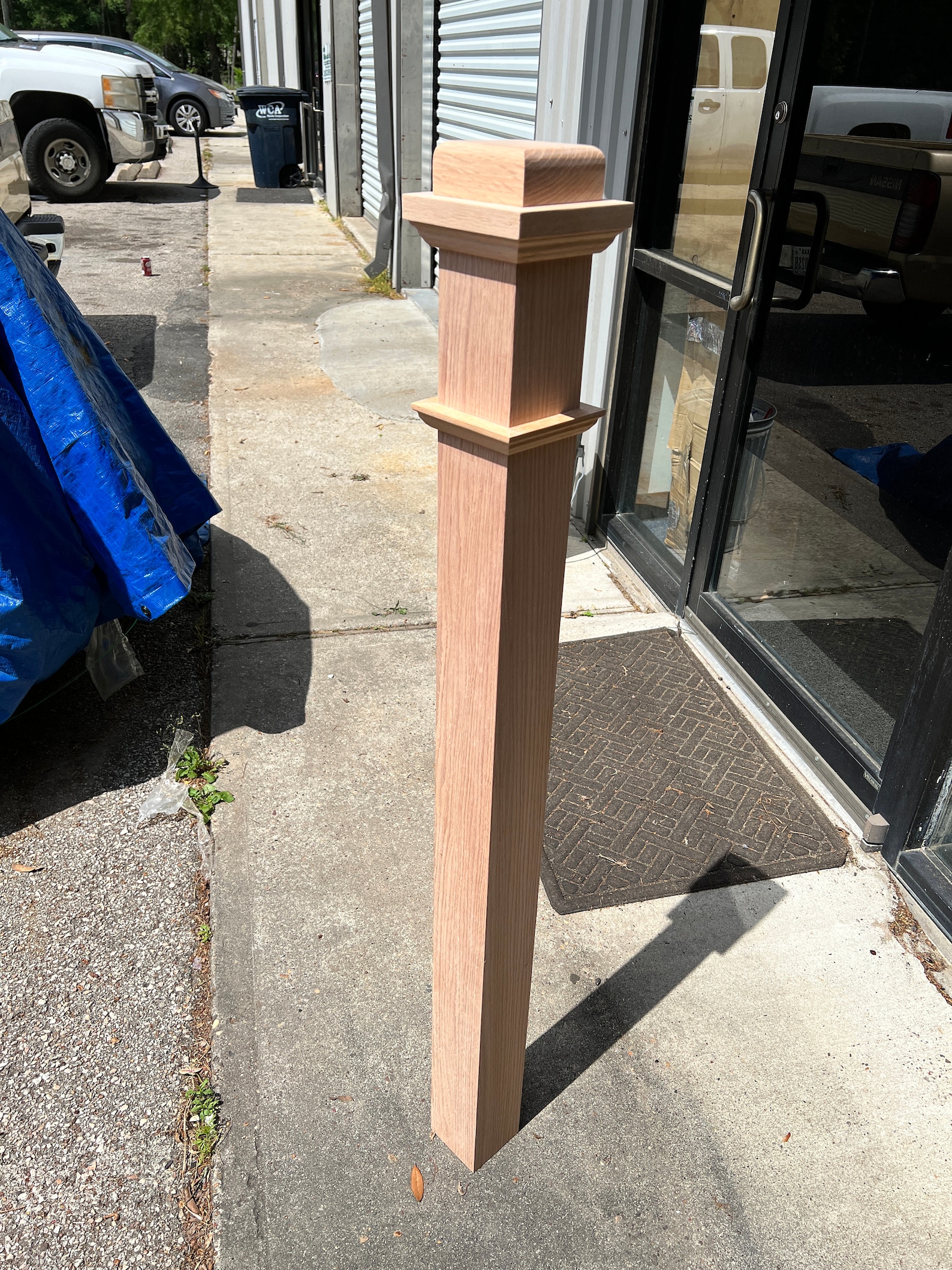 Red Oak Box Newel Post Colonial 4075 or 4076 Profile - Etsy