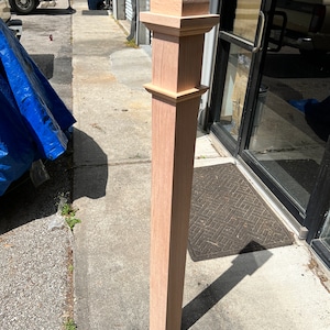 Red Oak Box Newel Post Colonial 4075 or 4076 Profile - Etsy